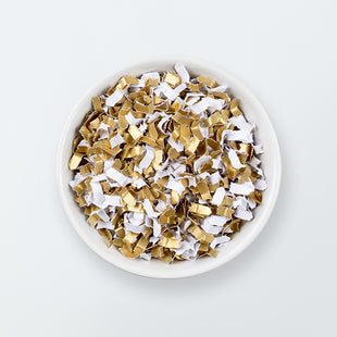 Gold and White Confetti – Greetabl Gifts