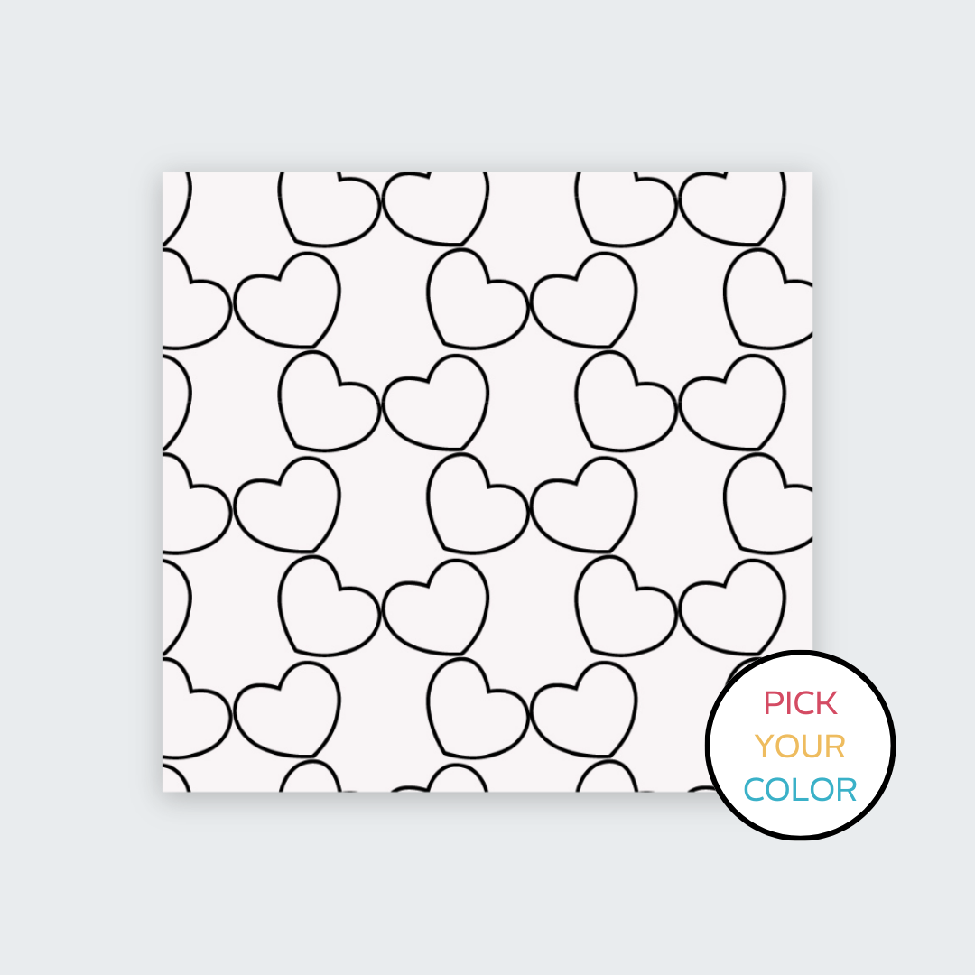 Hex Hearts Print – Greetabl Gifts